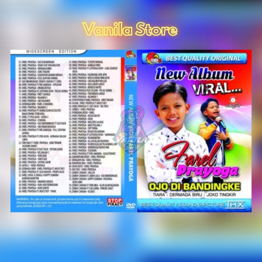 Jual Kaset Video Musik MP5 Lagu New Album Viral Farel Prayoga "OJO DI ...