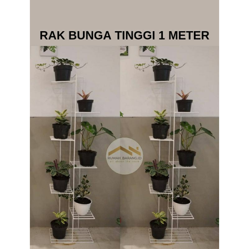 Jual RAK POT BUNGA TINGGI 1 METER / STANDING POT SUSUN / RAK BUNGA ...