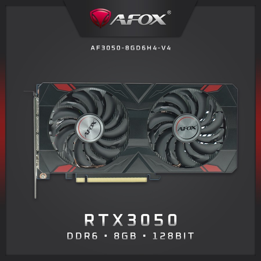 Jual AFOX RTX 3050 8GB GDDR6 128BIT DUAL FAN VALUE KING | Shopee Indonesia