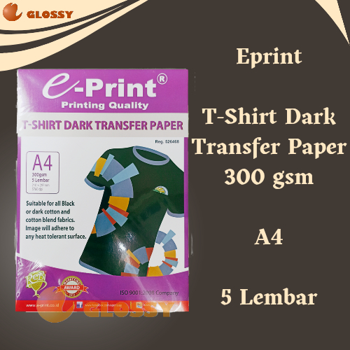 Jual EPRINT T-Shirt Dark Transfer Paper | Shopee Indonesia