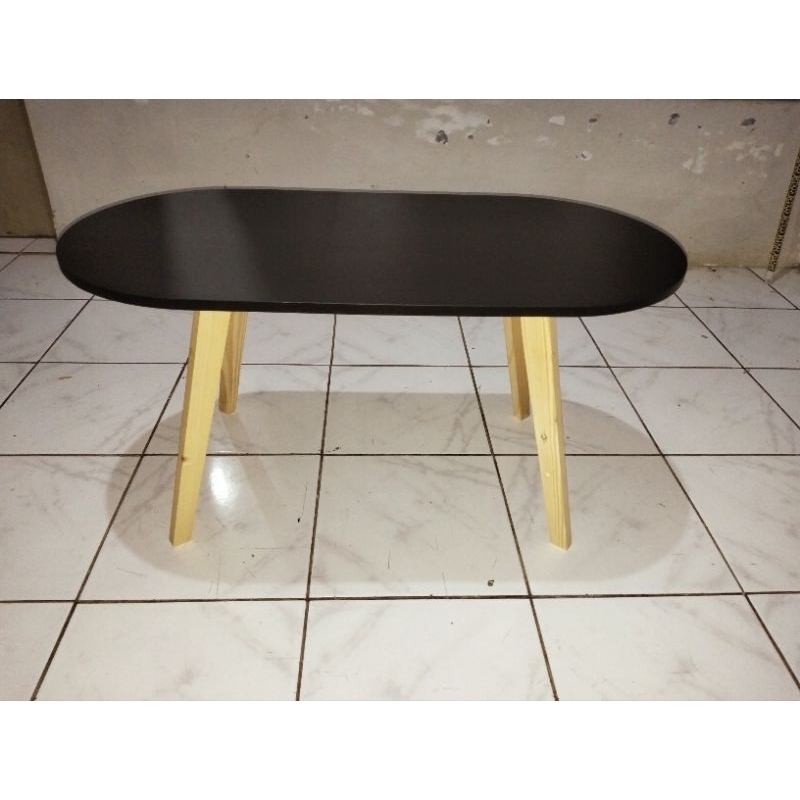 Jual meja oval panjang 80cm lebar 40cm (REQUEST) BISA REQUEST WARNA ...