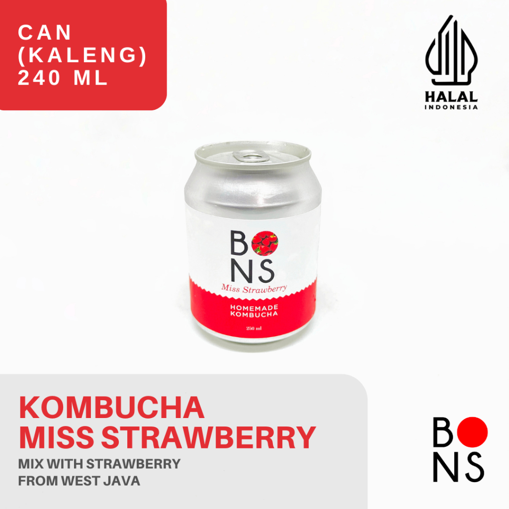 Jual Kombucha Miss Strawberry | Shopee Indonesia