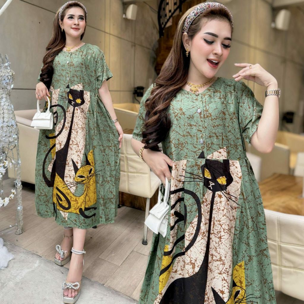 Jual DASTER CHIBI KANCING MOTIF DU-CAT BUSUI KANCING DEPAN 3 TALI ...