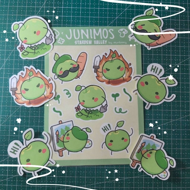 Jual [Muncationary] Sticker Pack Die Cut 15pcs/Sheet Kiss Cut Stardew ...
