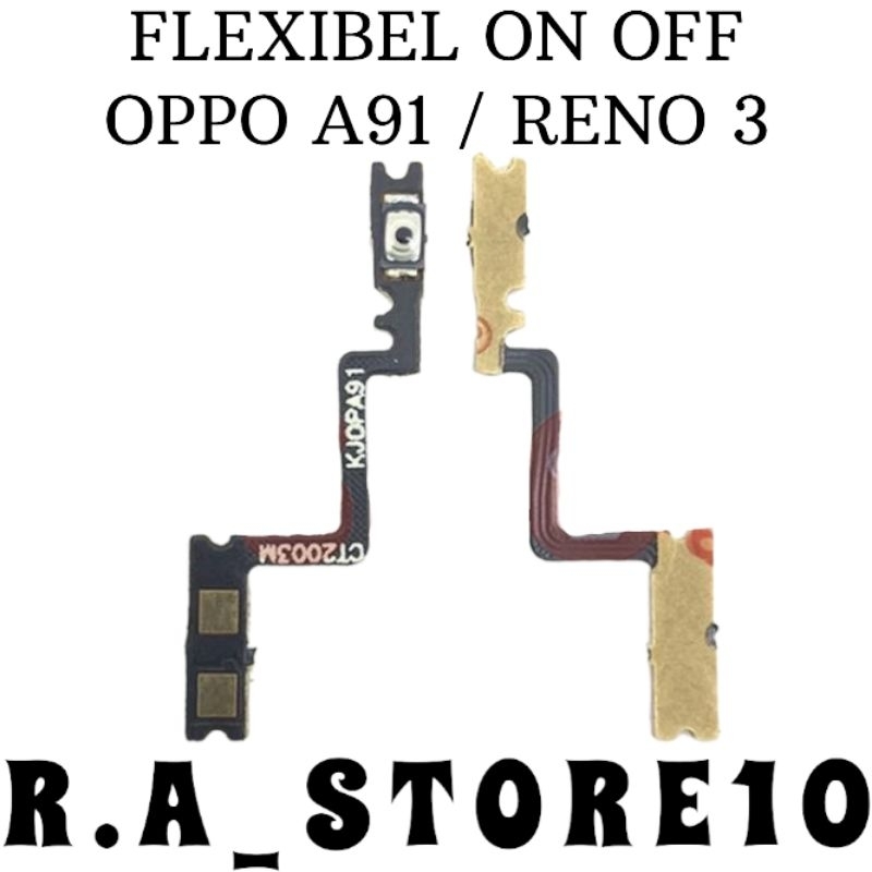 Jual Flexible Flexibel On Off Oppo A91 2020 / F15 / RENO 3 - Flexi Fleksibel Tombol Power On Of ...