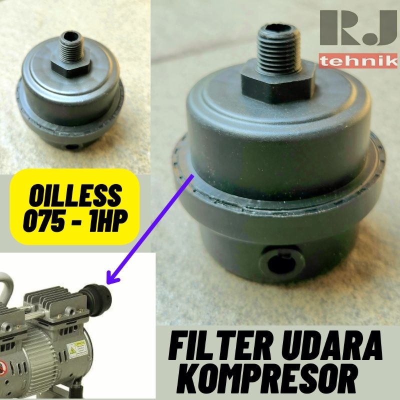 Jual Air Filter Kompresor Oilless 0.75 - 1 HP Filter Udara Inlet ...