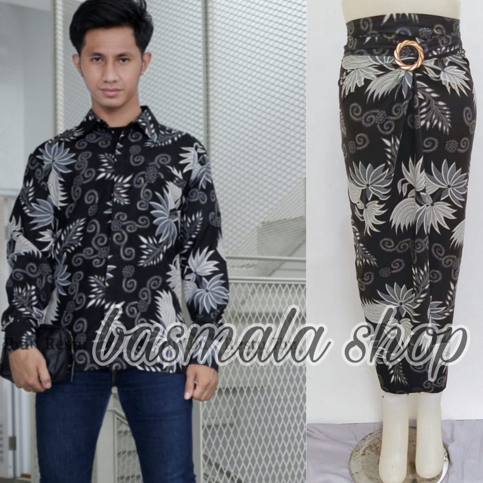Jual Diskon Promo BATIK COUPLE TERBARU COUPLE ROK LILIT DAN KEMEJA ...