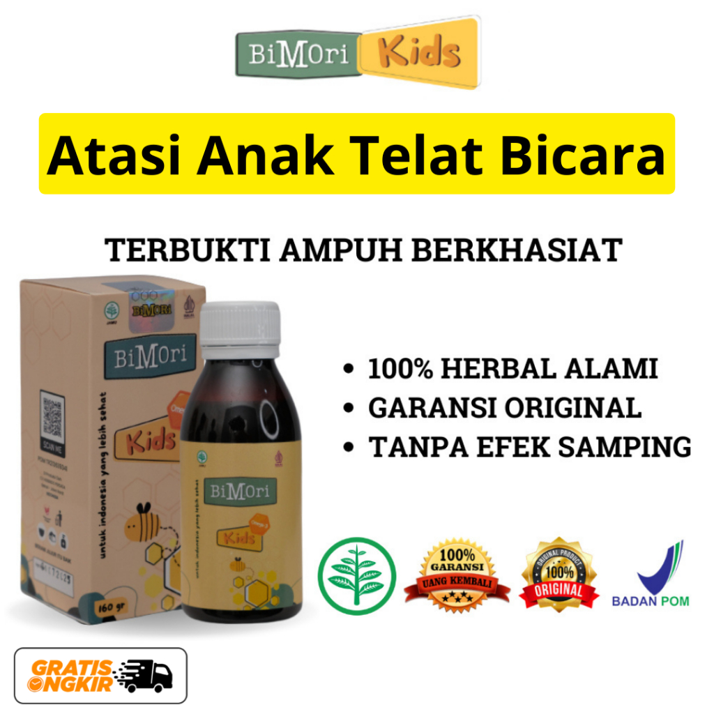 Jual Bimori Kids Obat Atasi anak Terlambat Berbicara / Mengatasi ADHD ...