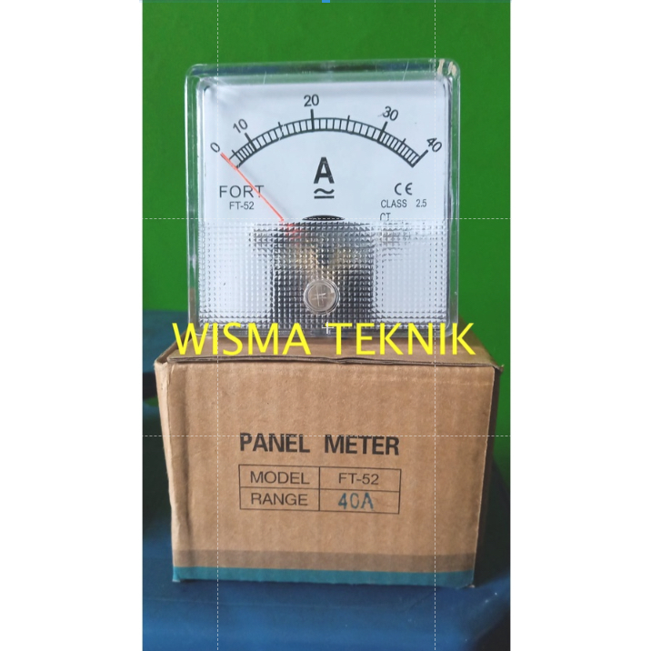 Jual AMPERE METER ANALOG 40 AMP AC/DC FORT MODEL FT-52A | Shopee Indonesia