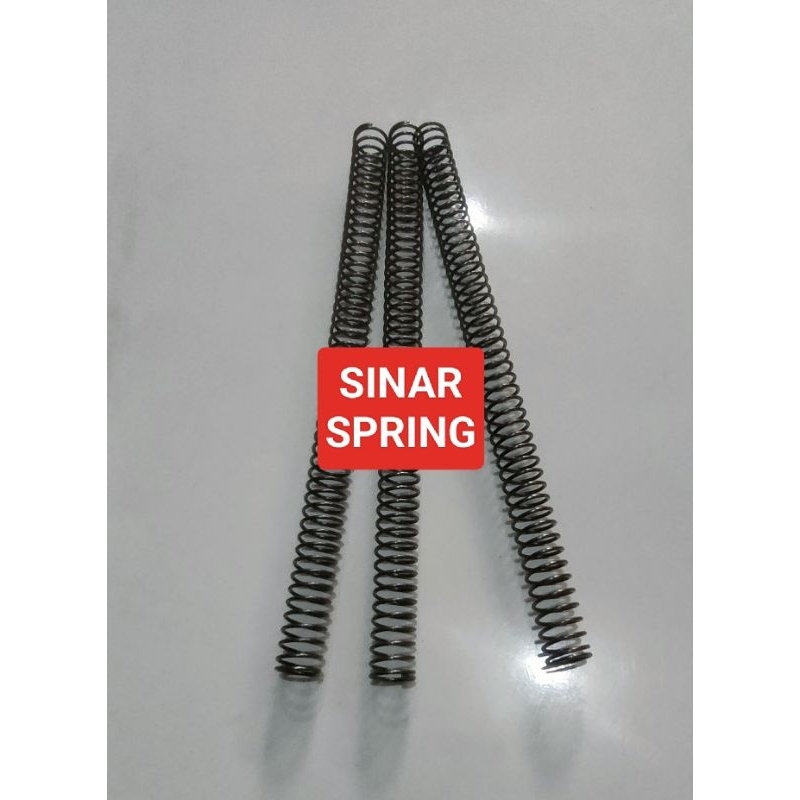 Jual spring tekan baja 1.8 mm x od 20 mm x panjang 300 mm | Shopee ...