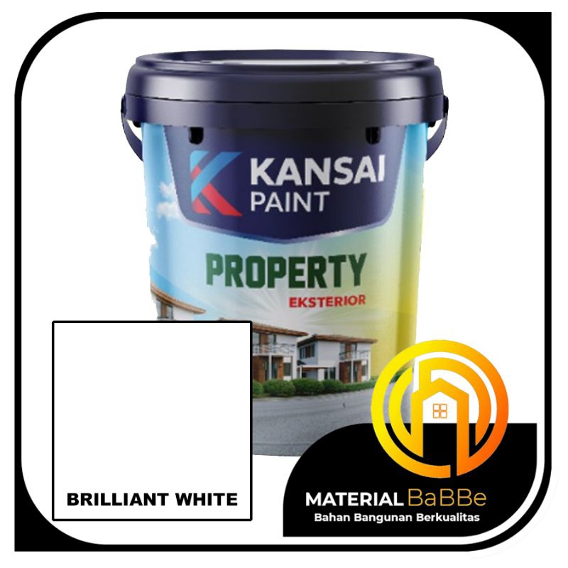 Jual Kansai Paint Property Eksterior Brilliant White 25 Kg | Cat ...