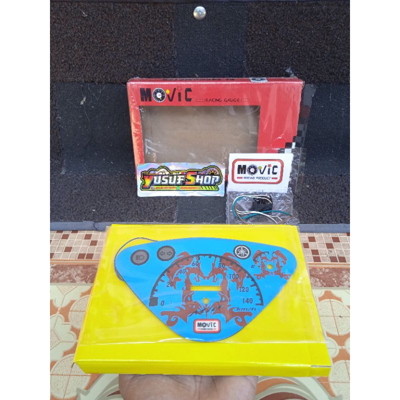 Jual speedometer original movic mio Sporty smile indiglow nyala ...