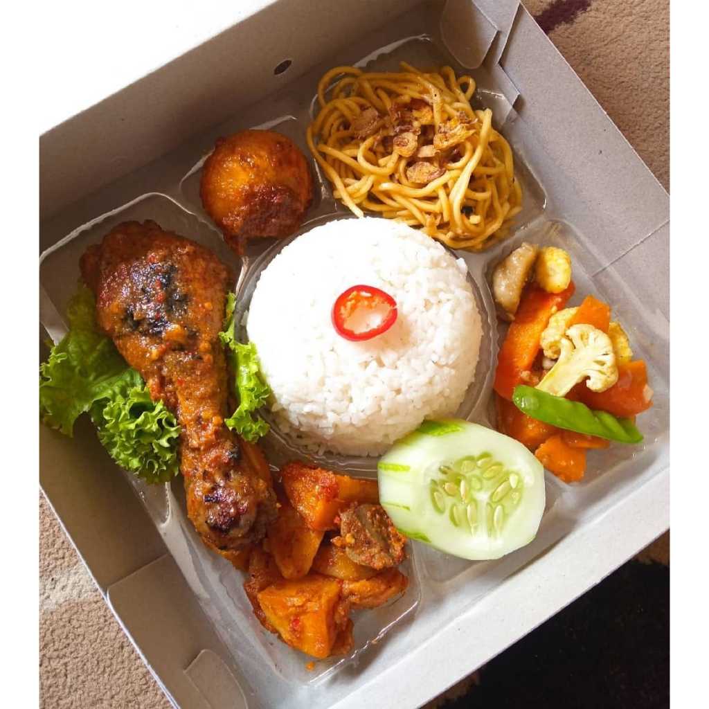Jual Paket Nasi Kotak Paket Rice Box Catering Nasi Murah | Shopee Indonesia