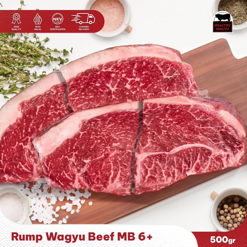 Jual Rump Steak Wagyu Mb 6+ 500gr Healthy Wagyu | Shopee Indonesia