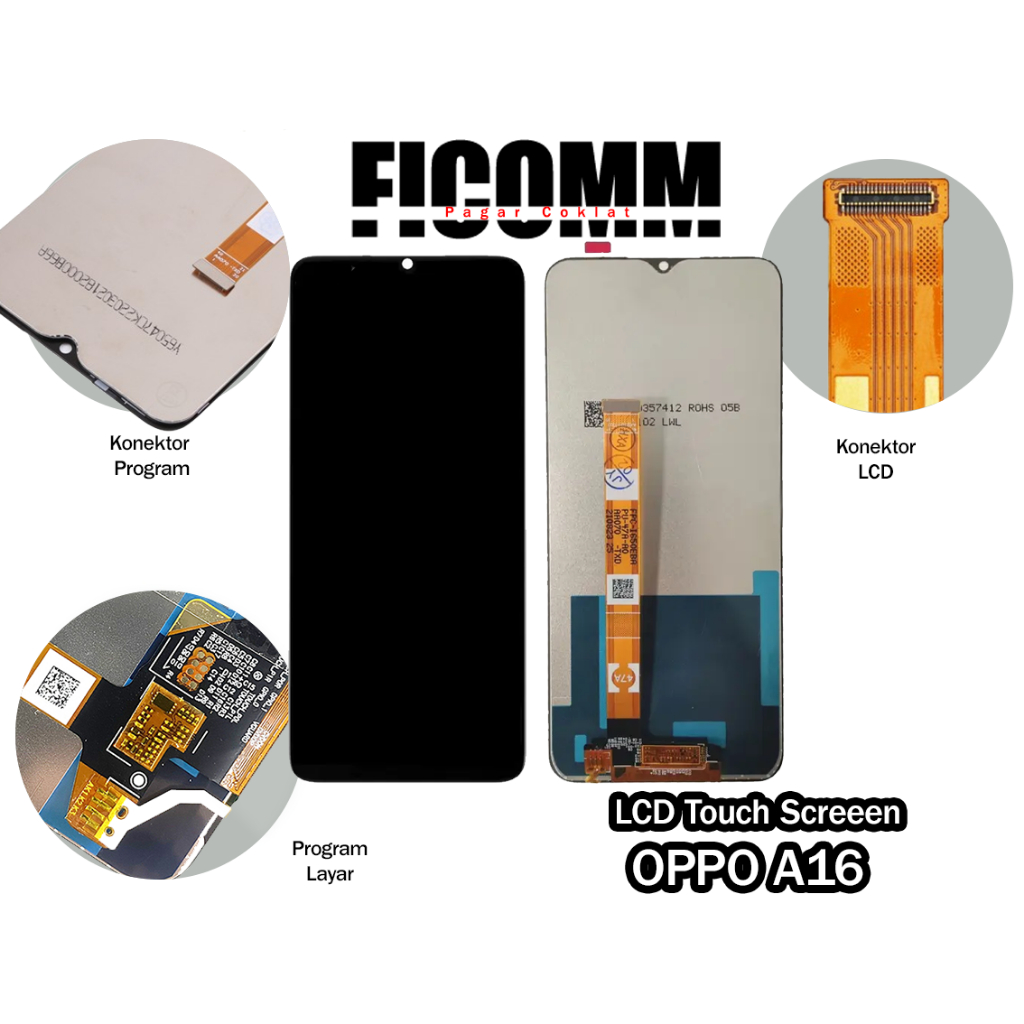 Jual Oppo A16 LCD Touch Screen Layar Sentuh Hp, Original Material ...