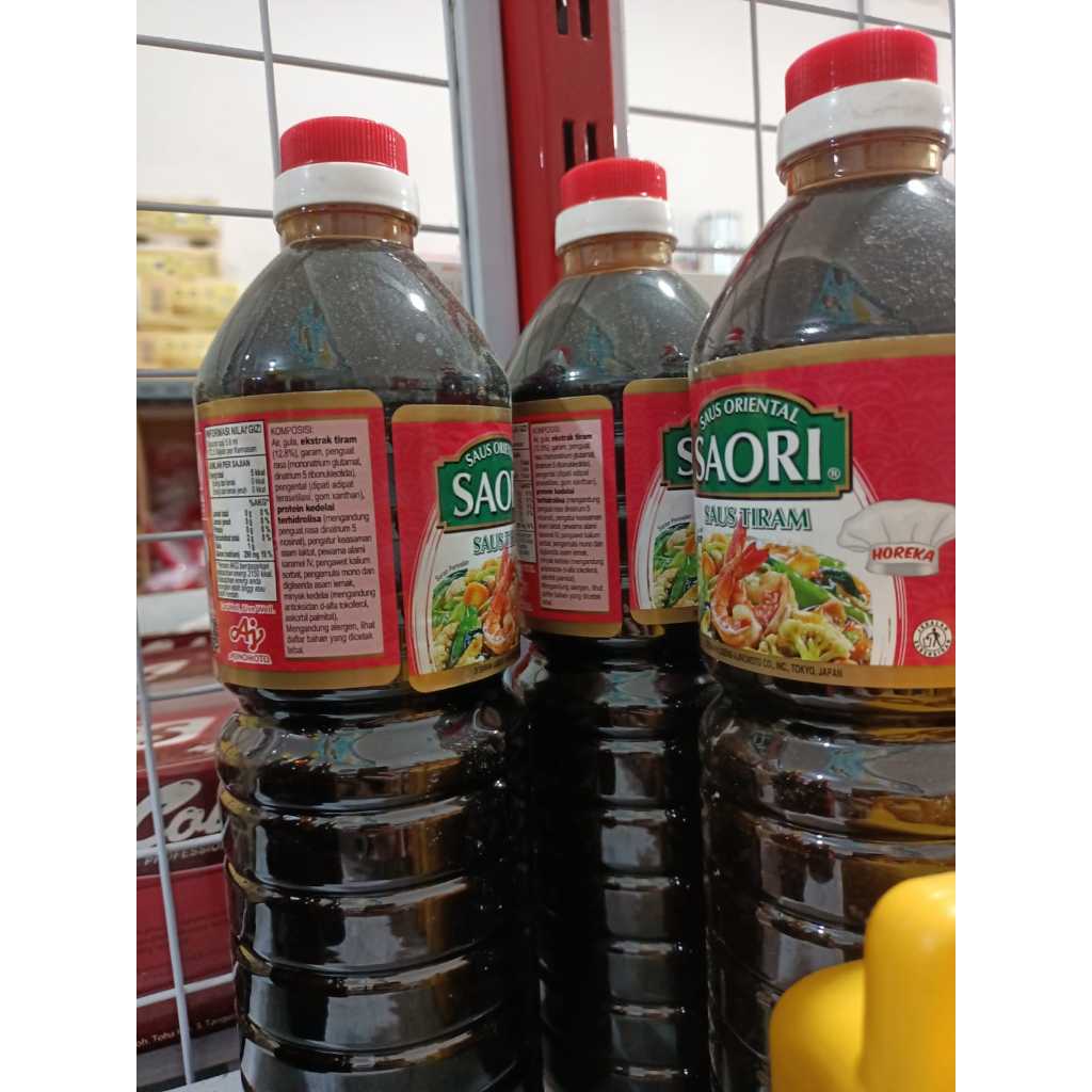 Jual Saori Saos Tiram 1liter (botol besar) | Shopee Indonesia