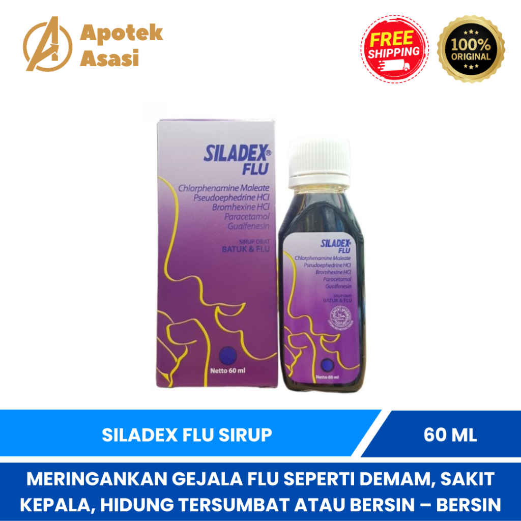 Jual SILADEX FLU SIRUP 60ML | Shopee Indonesia