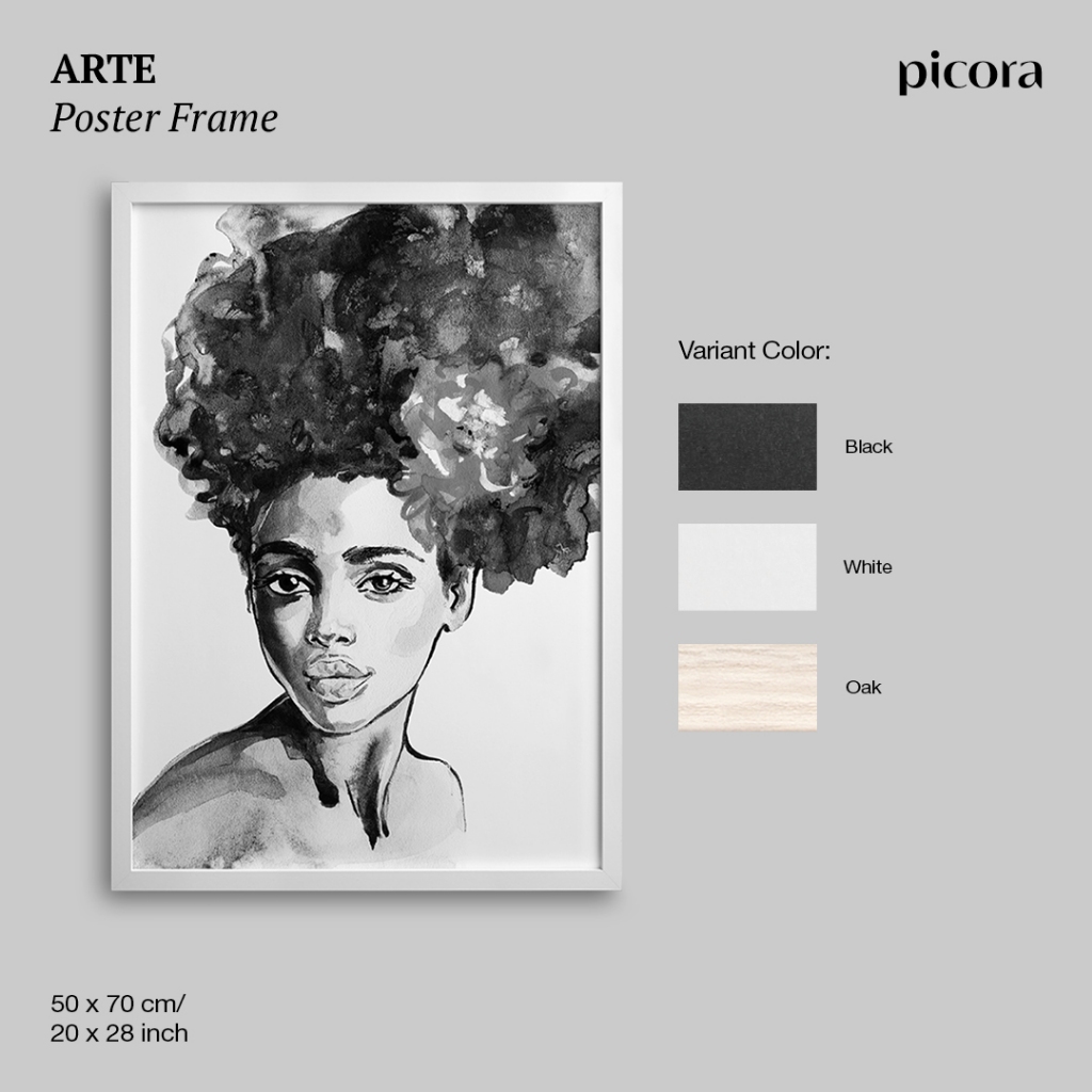 Jual PICORA ARTE Poster Frame 20R Plus 50x70cm Pigura Bingkai Foto ...