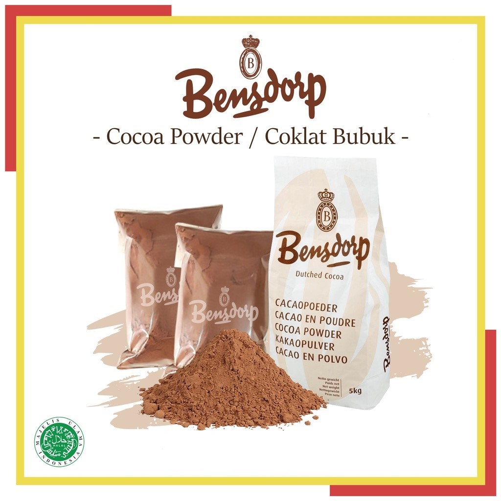 Jual Bensdrop Coklat Bubuk Murni cocoa powder bubuk kemasan repack 100 ...