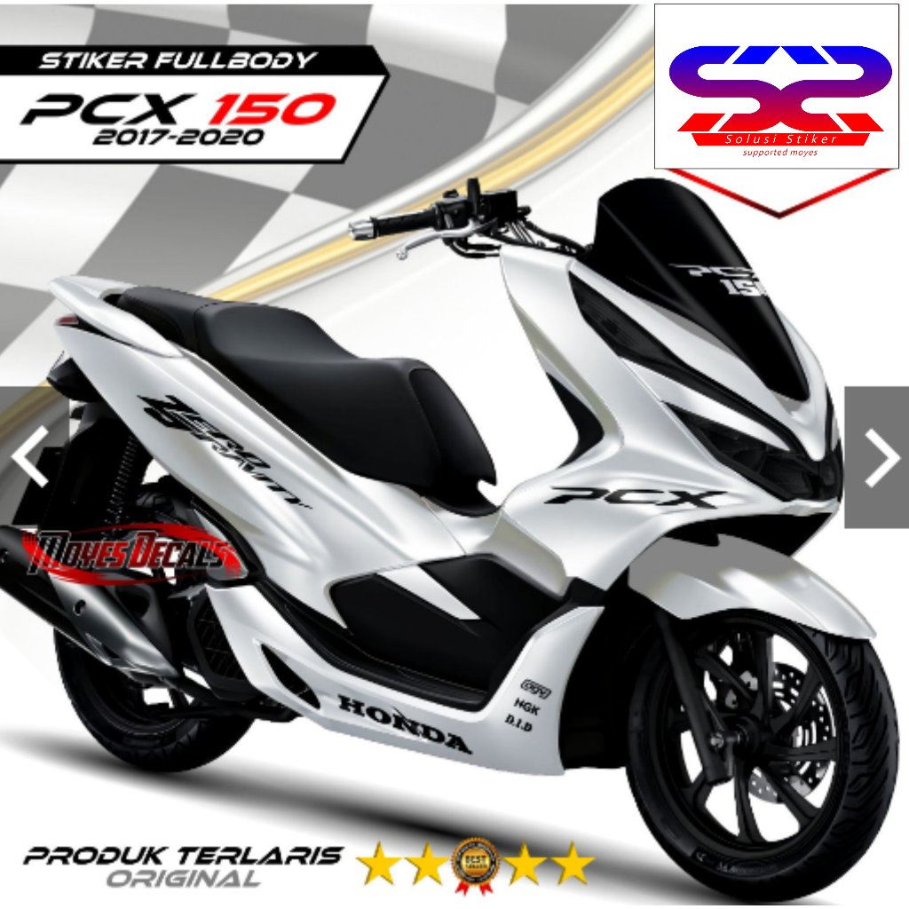 Jual VARIASI Decal Stiker Motor Honda PCX 150 Fullbody Motif Simple ...