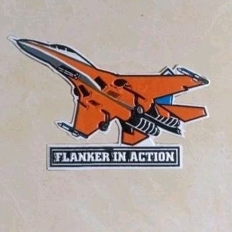 Jual Stiker Embos Timbul Logo PESAWAT FLANKER | Shopee Indonesia