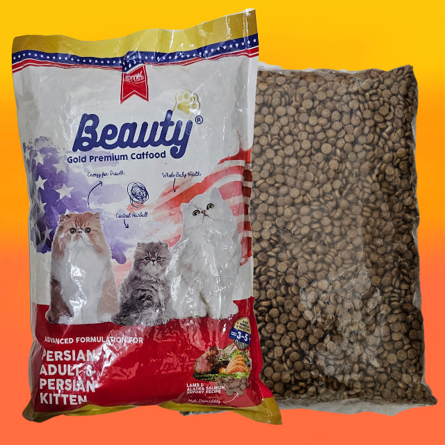 Jual Makanan Kucing Beauty Gold Persian Adult Kitten Paket 2 KG - dry ...