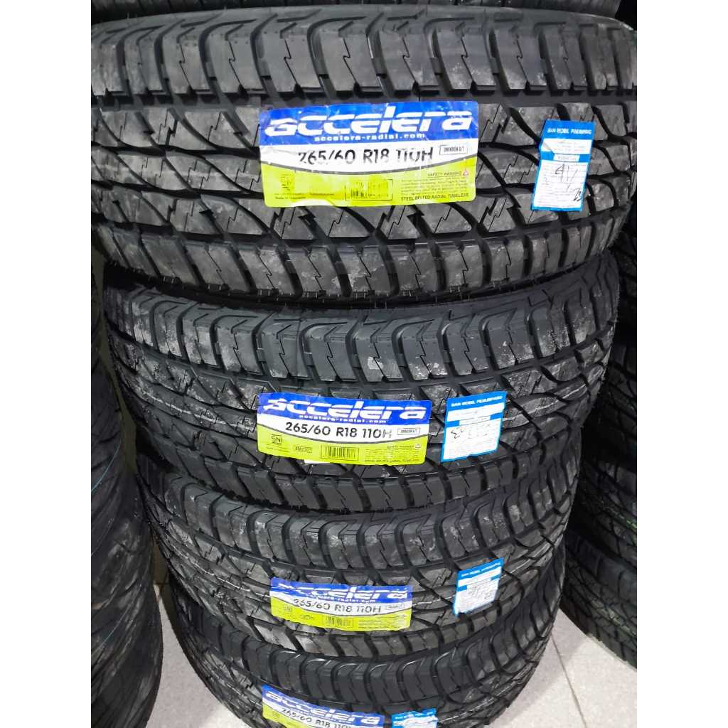 Jual ban mobil tubles accelera AT 265 60 r18 buat pajero fortuner hilux ...