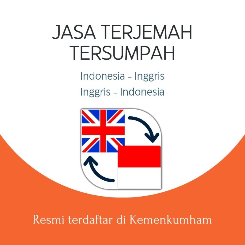 Jual Terjemah Tersumpah (Sworn Translation) Indonesia Inggris atau ...