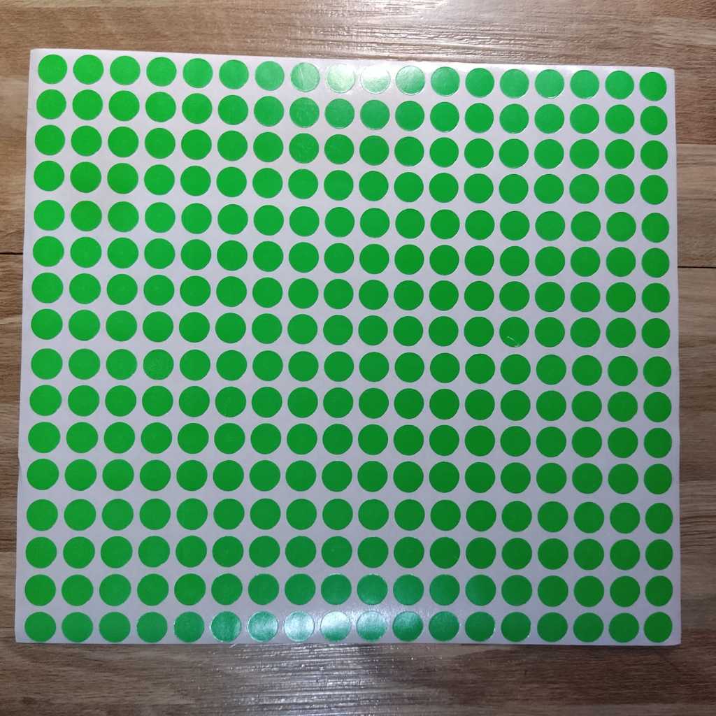 Jual STIKER BULAT WARNA - COLOR DOT STICKERS | Shopee Indonesia