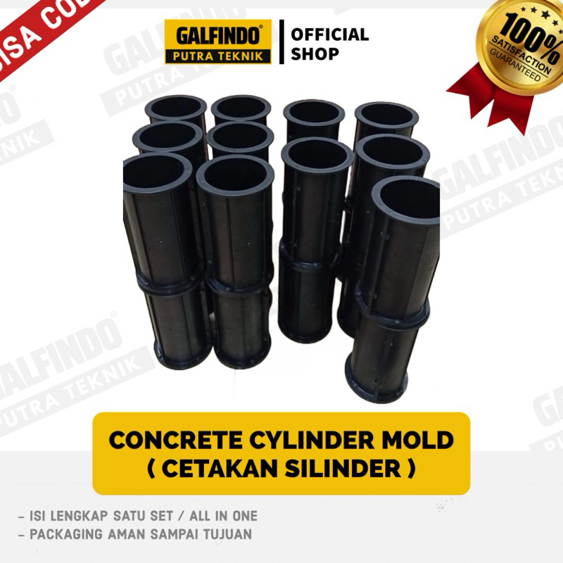 Jual GALFINDO CONCRETE CYLINDER MOLD 15x30 / CETAKAN SILINDER ALAT ...