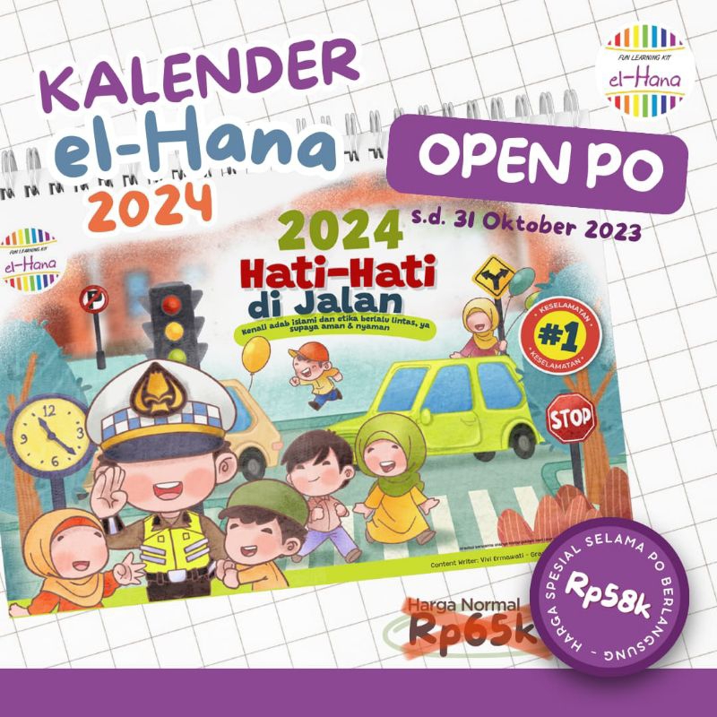 Jual PROMO KALENDER 2024 EL HANA | Shopee Indonesia