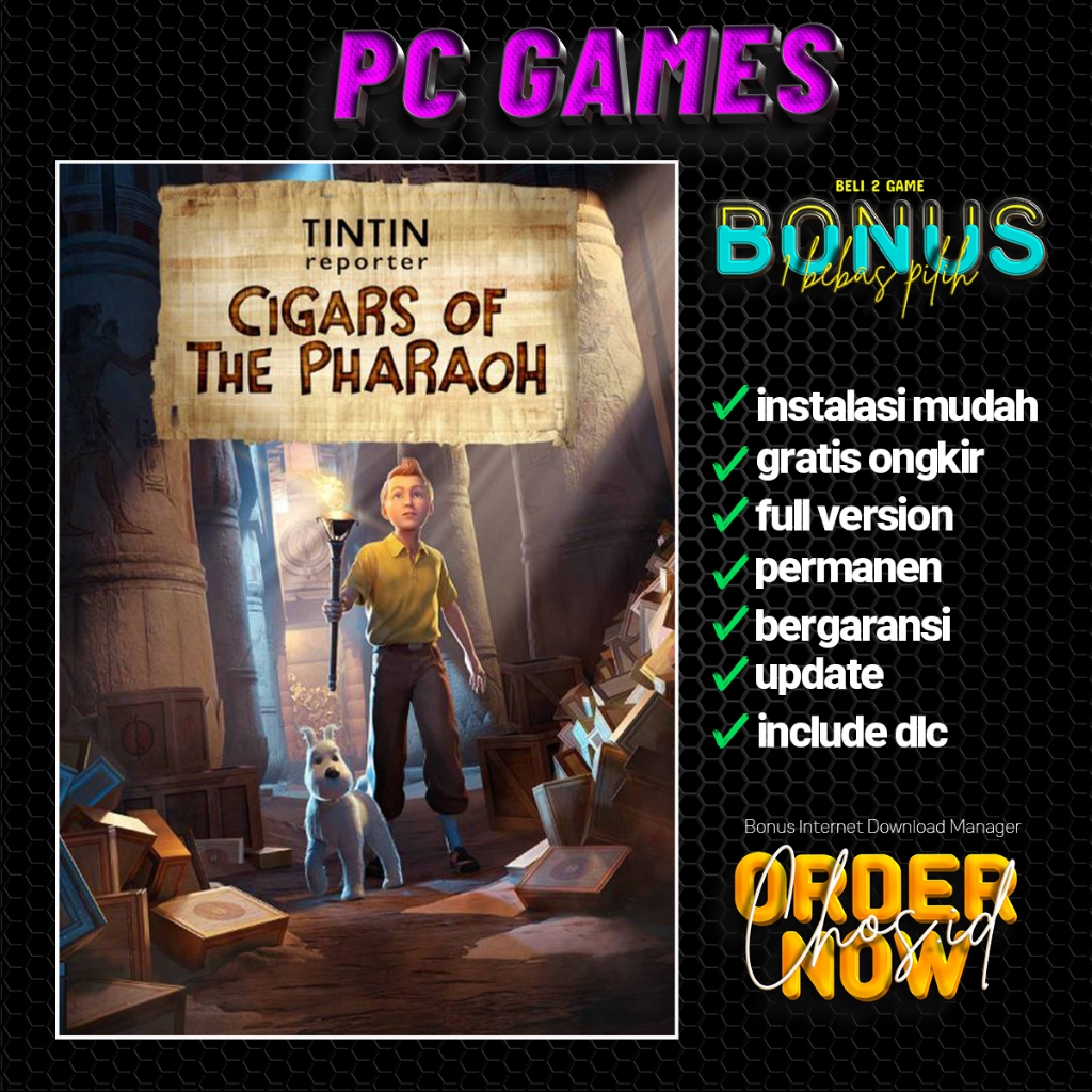Jual Tintin Reporter Cigars of the Pharaoh | Game PC | Shopee Indonesia