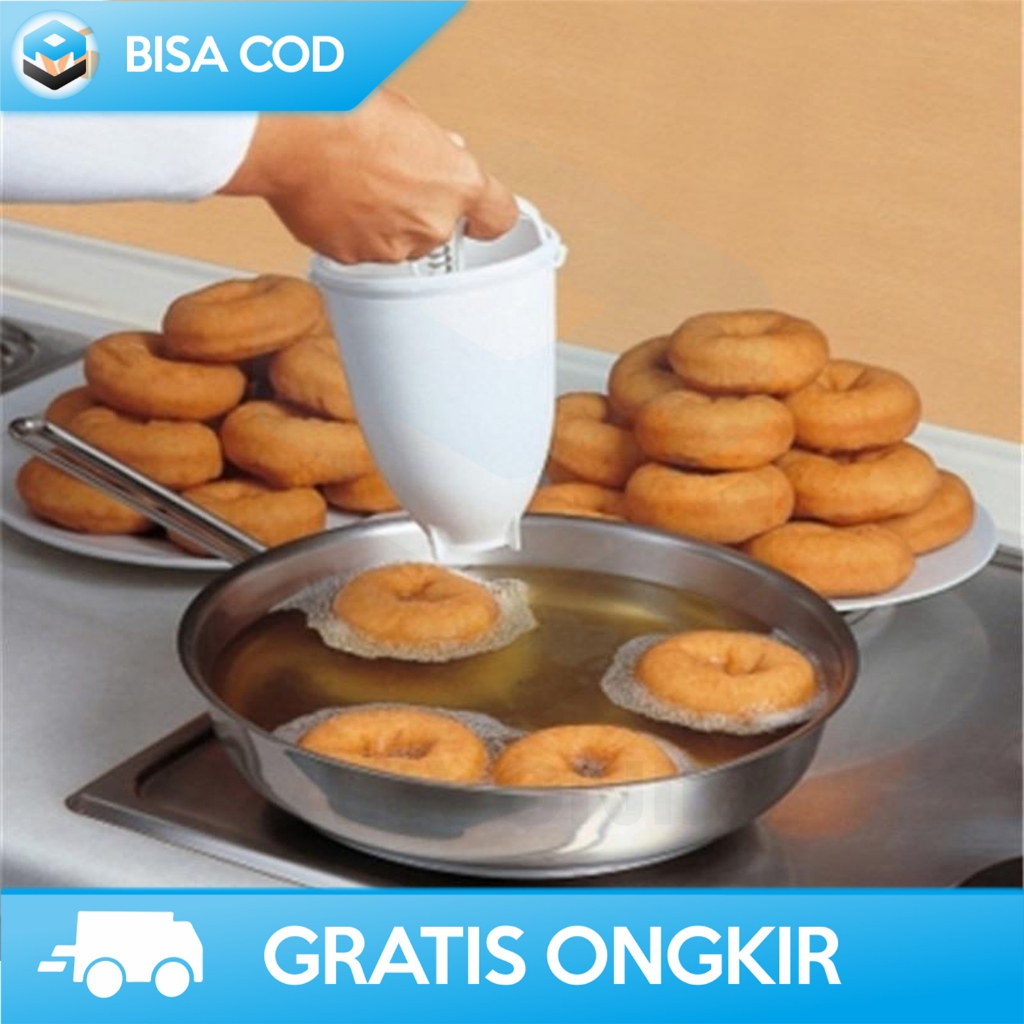 Jual CETAKAN DONAT BULAT DONUT MAKER ALAT CETAKAN DONAT CAIR ANTI ...