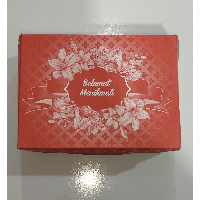 Jual Dos kue R5, ARBC-1W motif bunga selamat menikmati, isi 100 lembar ...