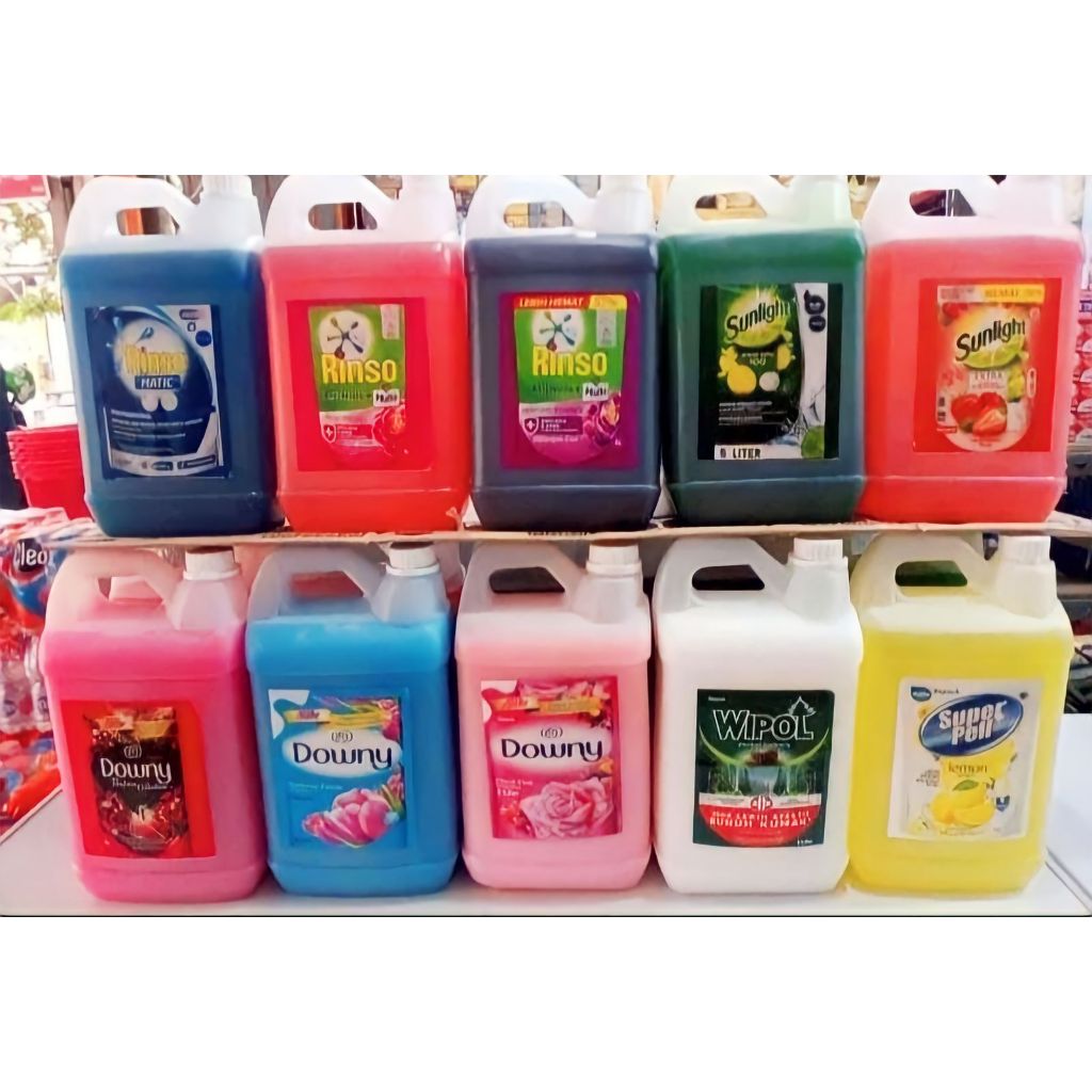 Jual SABUN PEWANGI DETERGEN KEMASAN 5 LITER BERBAGAI MEREK | Shopee ...