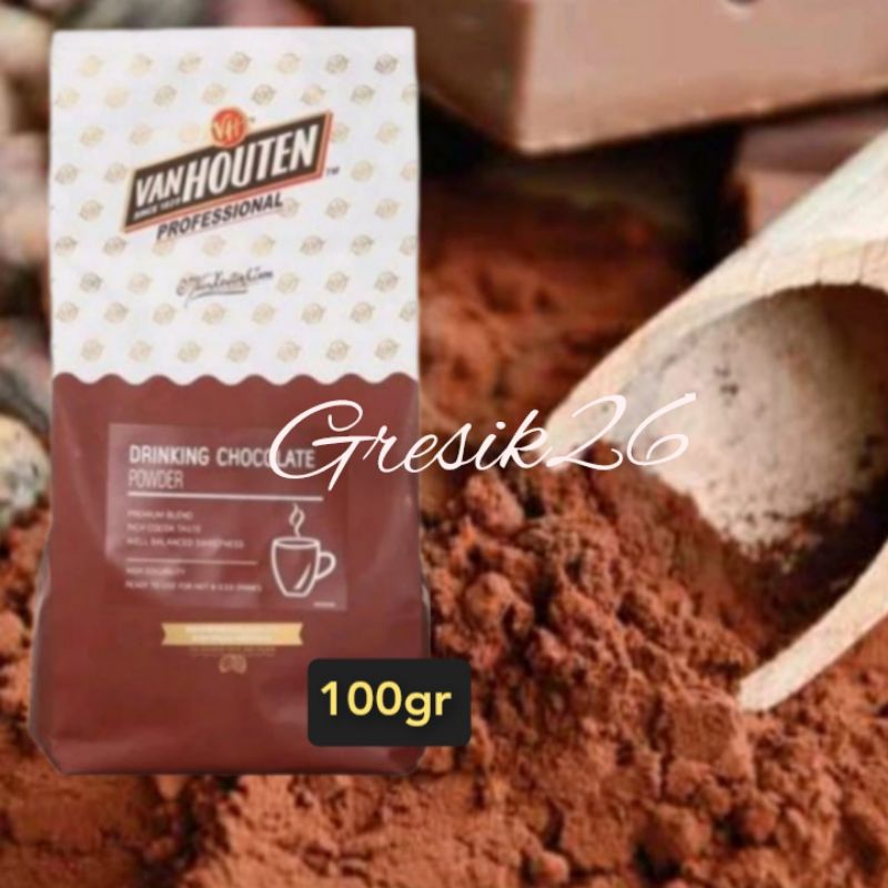 Jual Coklat Bubuk Cocoa Powder VAN HOUTEN Repack 100g | Shopee Indonesia