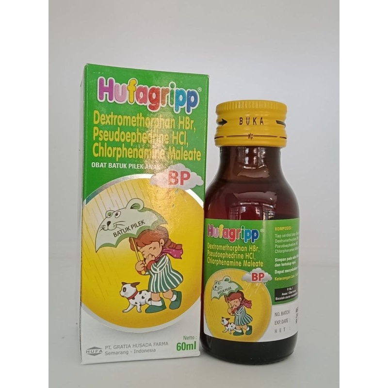 Jual HUFAGRIPP ( batuk pilek ) sirup 60 ml | Shopee Indonesia