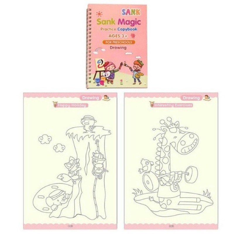 Jual [PSS] BUKU EDUKASI ANAK SANK MAGIC PRACTICE BOOK | BUKU BELAJAR ...