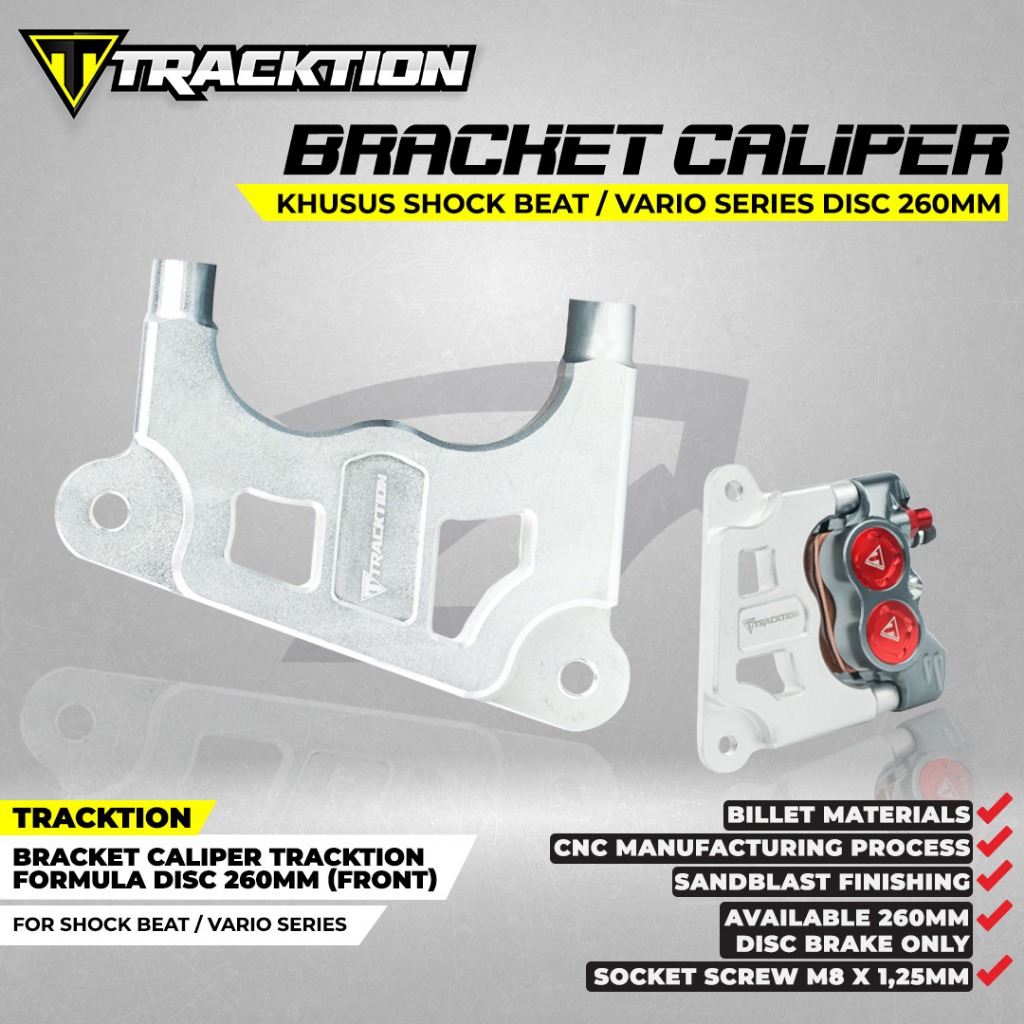 Jual BRACKET CALIPER TRACKTION FORMULA FOR BEAT/ VARIO | Shopee Indonesia
