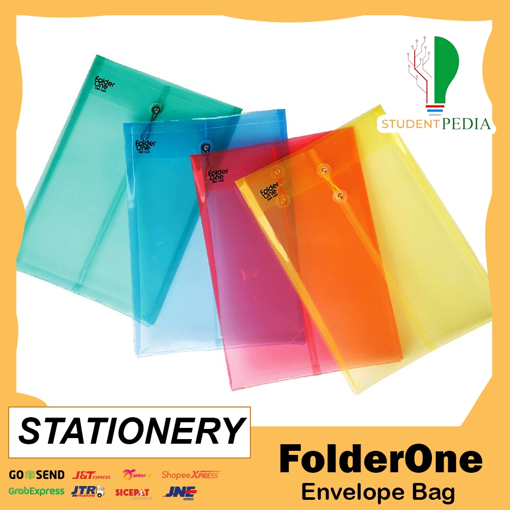 Jual Envelope Bag Transparan Folder One EBO 100F / Map Tali Transparan ...