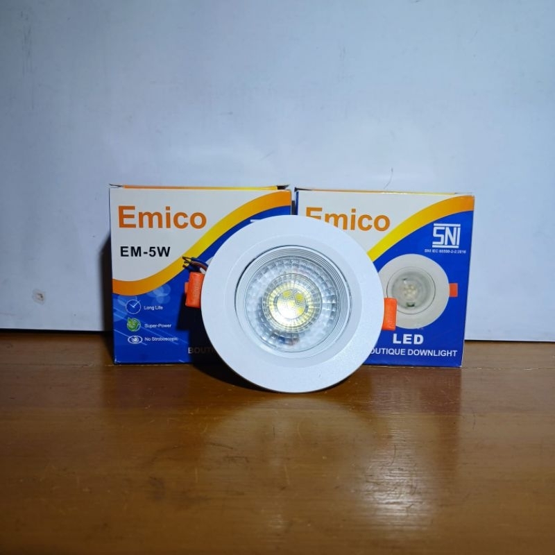 Jual Downlight led EMICO COB 5 watt | Shopee Indonesia