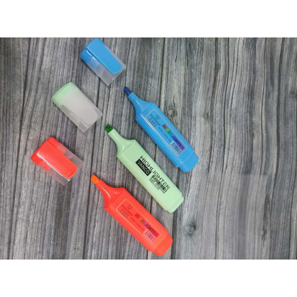 Jual Stabilo Safari dan Vanco HL 515 Dapet 3pc / penjiplak tulisan ...