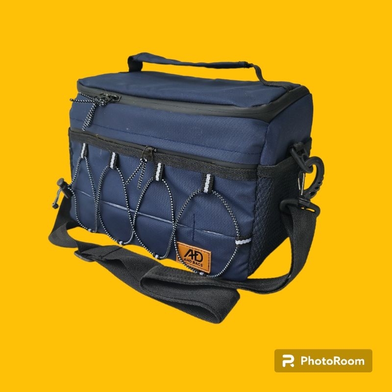 Jual tas kamera ahd waterproof navy dslr mirroles handycam camera bag ...