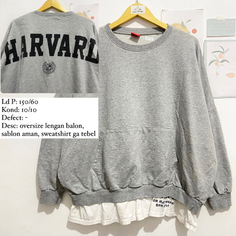 Jual [PART 2] ALL ITEM 85K SWEATER CREWNECK HOODIE OVERSIZE GEMOY ...