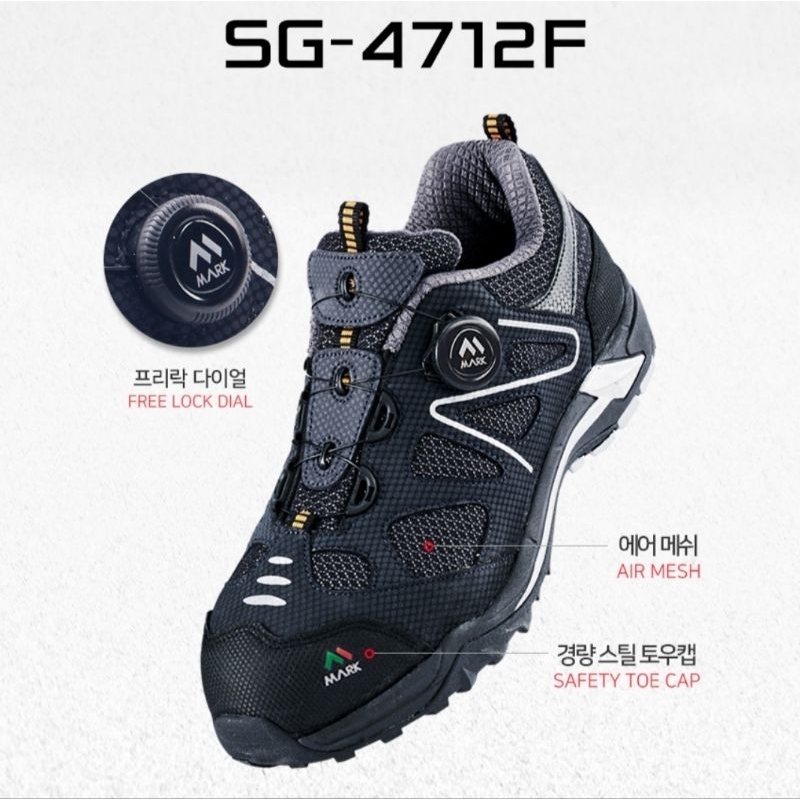 Jual Sepatu Safety shoes MARK TBUC Original BNIB Standard S1P | Shopee Indonesia