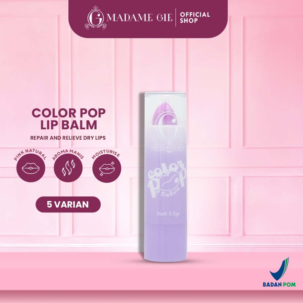 Jual [FLASH SALE] Madame Gie Color Pop Lip Balm - MakeUp | Shopee Indonesia