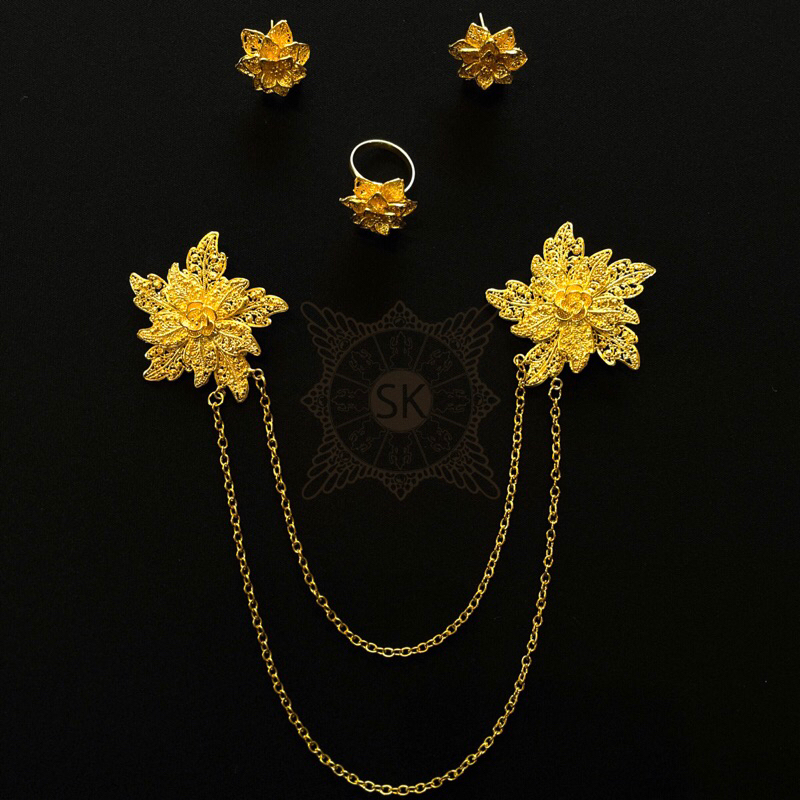 Jual Subeng Klasik - Set Bros 2 Kancing Bunga Kenari | Shopee Indonesia