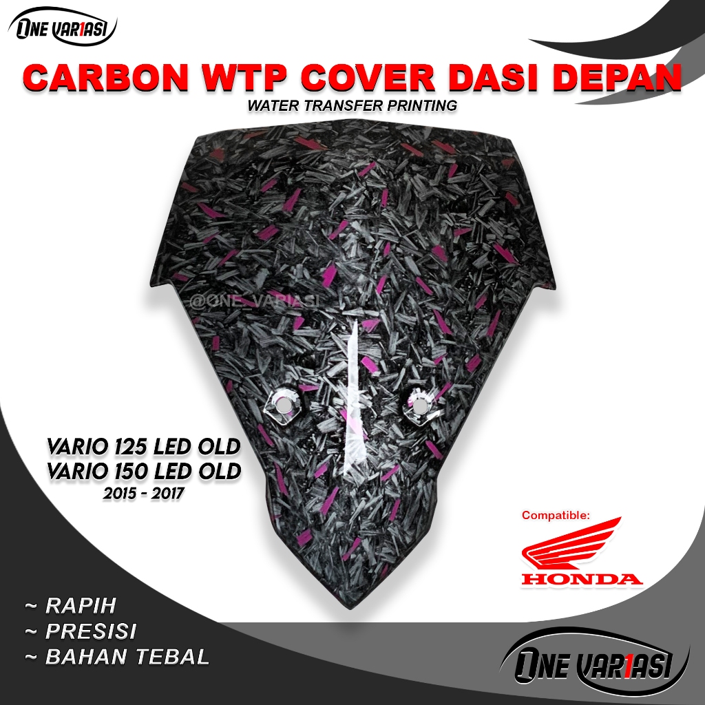 Jual DASI DEPAN CARBON FORGED VARIO LED OLD / DASI DUDUKAN PLAT VARIO LED OLD 125 150 CARBON ...