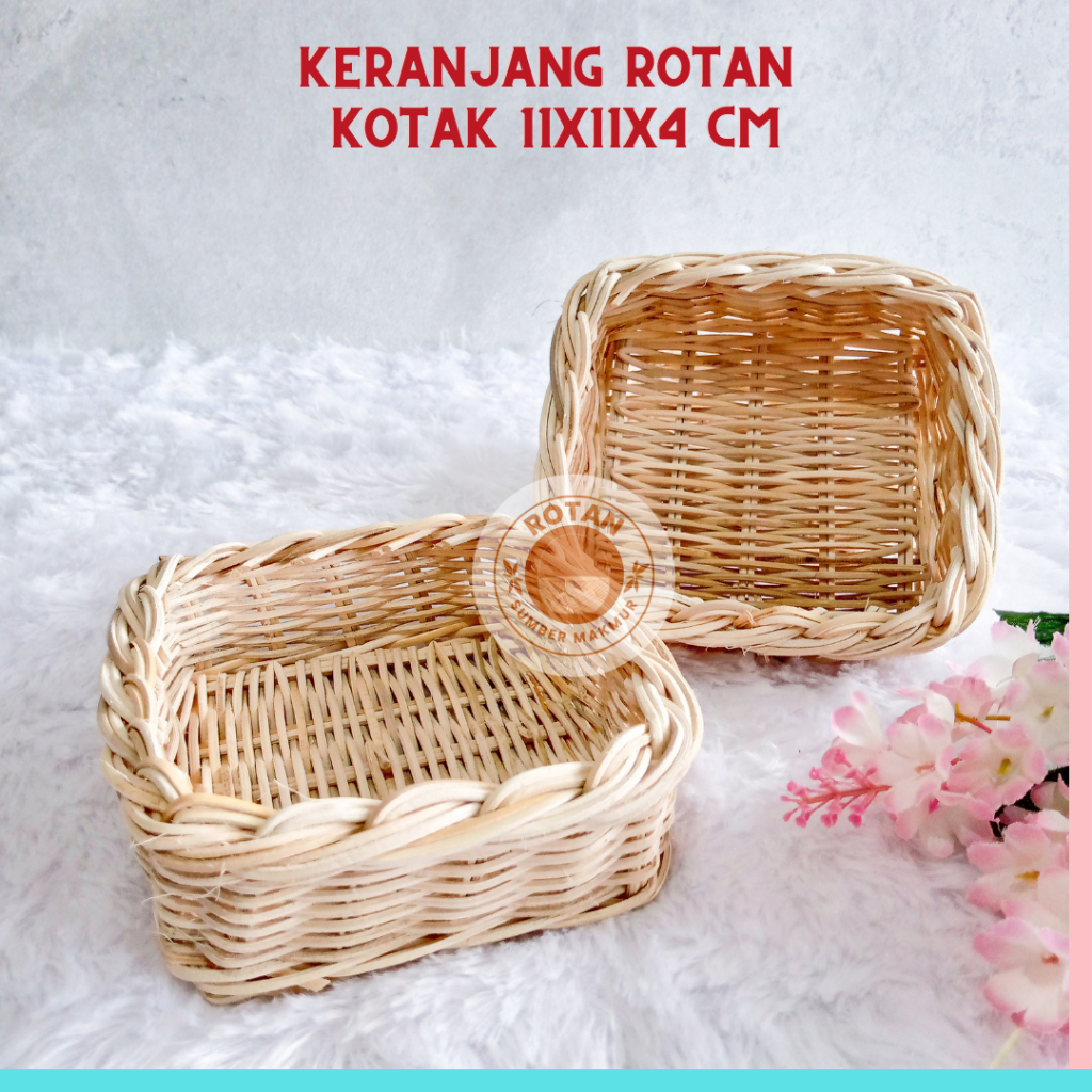 Jual Keranjang Rotan Kotak Kualitas Terbaik ( PREMIUM) | Properti Foto ...
