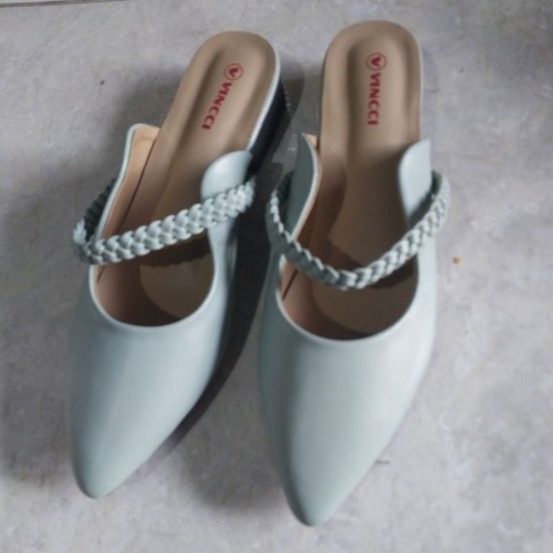 Jual selop sepatu vincci model kepang ph 2cm | Shopee Indonesia